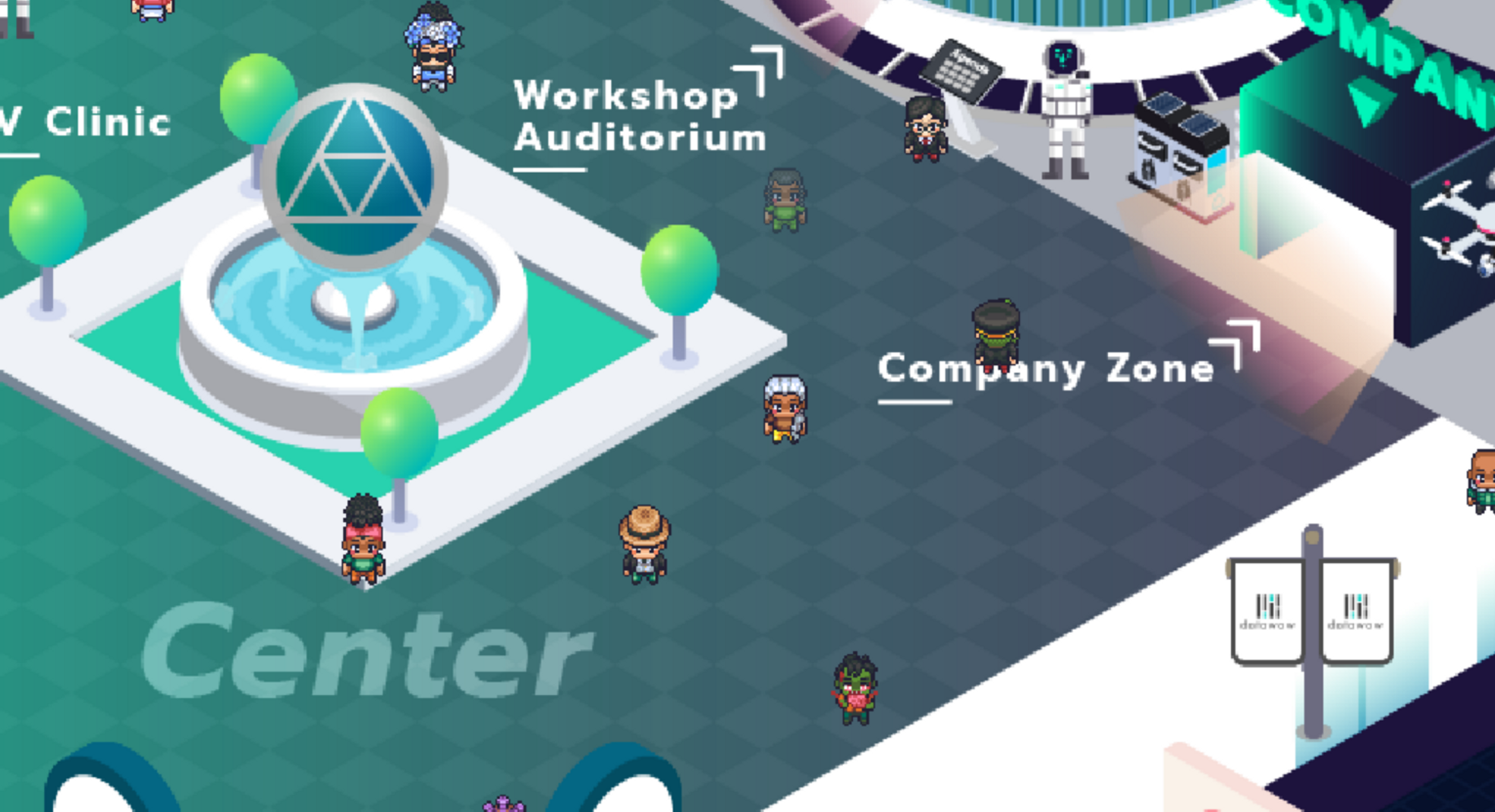 พาเที่ยว GetLinks Tech City งาน Job Fair สาย Tech บน Gather.town | Datayolk